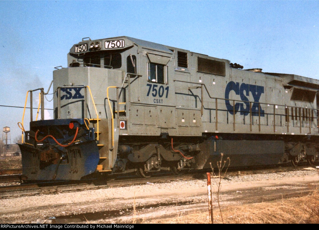 CSX C40-8 in East St. Louis IL